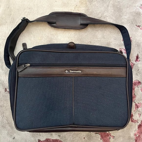 Samsonite | Bags | Vintage 9s Samsonite Silhouette 5 Dark Blue Carryon ...